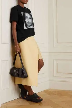 Sacai Sade Printed Cotton-jersey T-shirt
