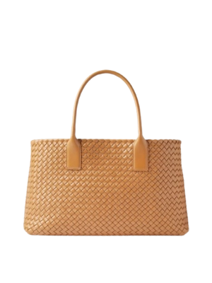 Bottega Veneta Cabat Mini Intrecciato Tote - Brown