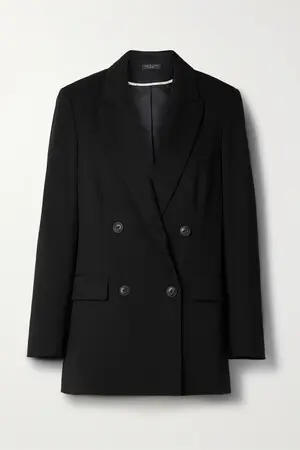 Rag & Bone Icons Andie Double-breasted Wool-blend Twill Blazer