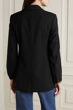 Rag & Bone Icons Andie Double-breasted Wool-blend Twill Blazer