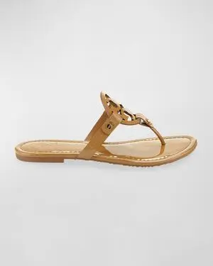 Tory Burch Miller Patent Leather Sandals Sand