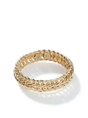 John Hardy 14kt Yellow Kami Chain Ring - Gold