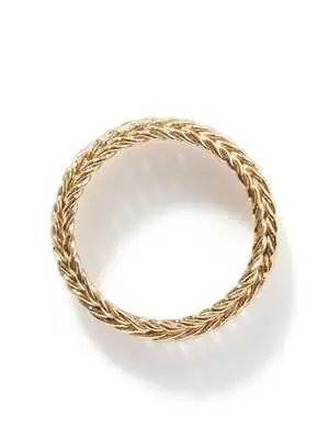 John Hardy 14kt Yellow Kami Chain Ring