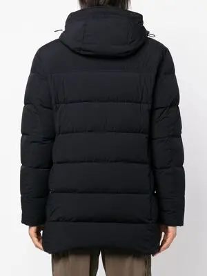 MOORER Button-down Padded Coat - Blue