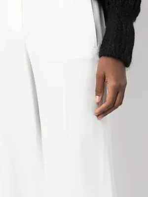 Alberta Ferretti High-waisted Wide-leg Pants