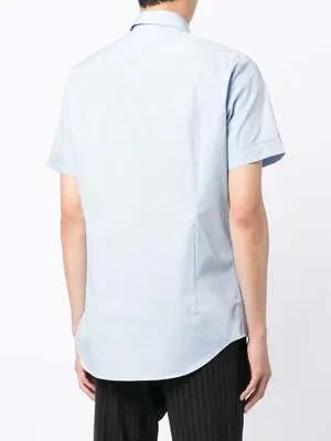 VIVIENNE WESTWOOD Embroidered Orb Short Sleeve Shirt - Blue