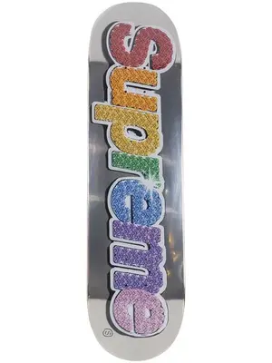Supreme Bling Box Logo Skateboard Deck