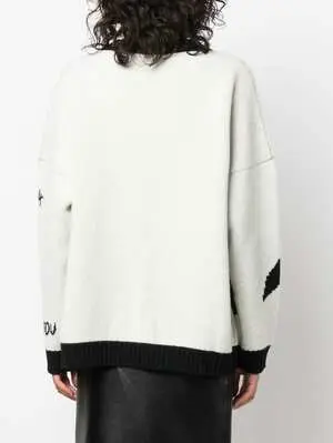 Philosophy Di Lorenzo Serafini Logo-knit Virgin Wool Jumper