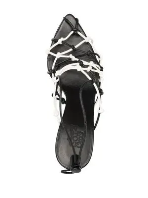 GIABORGHINI Strappy Pointed 100mm Pumps