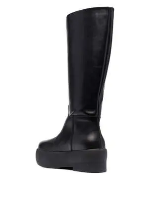 GIABORGHINI Knee-length Platform Boots - Black