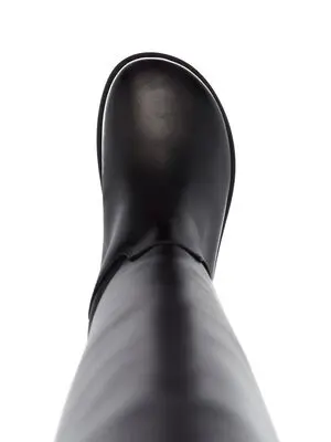 GIABORGHINI Knee-length Platform Boots - Black