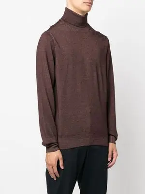 LARDINI Roll-neck Wool Jumper