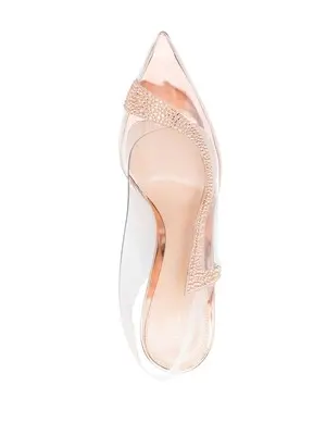 GIANVITO ROSSI Hortensia 105mm Slingback Pumps - Pink