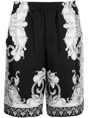 Versace Barocco-print Bermuda Shorts
