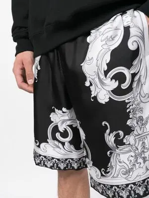 Versace Barocco-print Bermuda Shorts