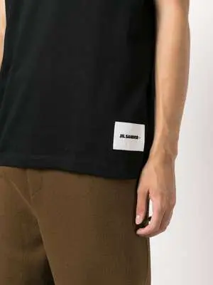 JIL SANDER Short-sleeve 3-pack T-shirts - Black