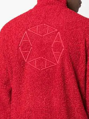 1017 Alyx 9sm Bouclé Half-zip Sweatshirt - Red