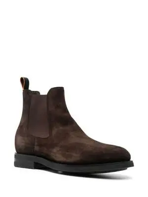 Santoni Suede Chelsea Boots