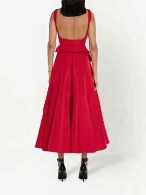 Alexander McQueen Hook-embellished Drape Dress