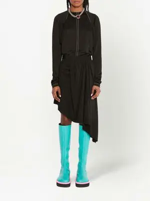 JW Anderson Asymmetric Gathered Midi Skirt