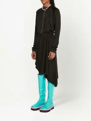 JW Anderson Asymmetric Gathered Midi Skirt