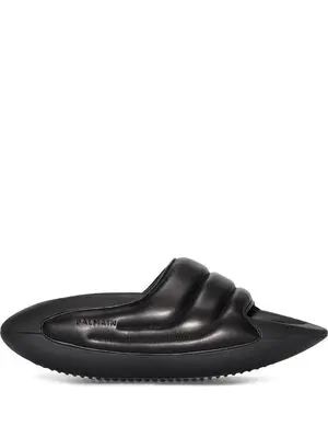 Balmain Quilted Padded Slides