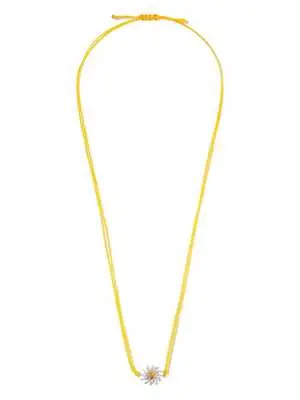 Yvonne Léon 9kt Yellow Daisy Citrine Necklace