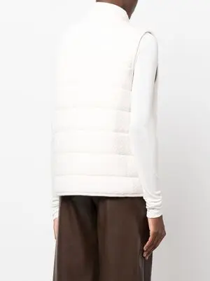 Arch4 Textured-knit Padded Gilet Jacket