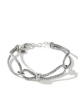 John Hardy Classic Chain Link Diamond Pavé Bracelet