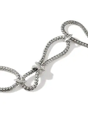 John Hardy Classic Chain Link Diamond Pavé Bracelet