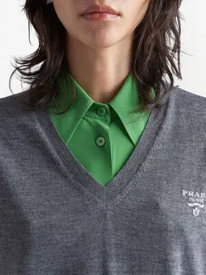 Prada V-neck Cashmere Jumper