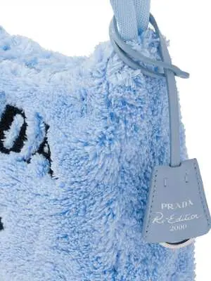 Prada Re-edition 2000 Terry-effect Mini Bag - Blue | Editorialist