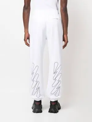 Off-White Diag-print Track Pants - White
