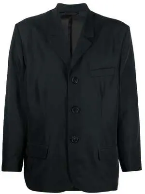 Acne Studios Single-breasted Relaxed-fit Blazer - Black