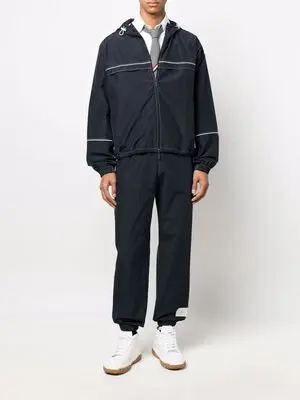 Thom Browne Contrast-stitch Hooded Track Jacket