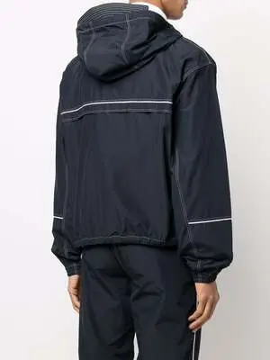 Thom Browne Contrast-stitch Hooded Track Jacket