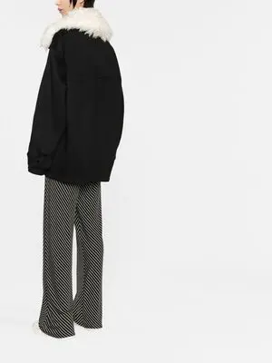 Stella McCartney Faux-fur Collar Wool Coat