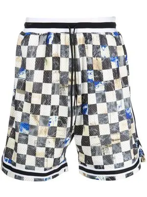 John Elliott Union Square-print Shorts - Multicolour