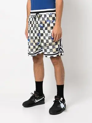 John Elliott Union Square-print Shorts - Multicolour