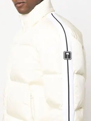 Palm Angels Logo-trim Padded Short Jacket