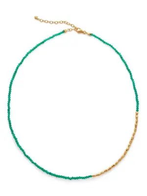 Monica Vinader Mini Nugget Beaded Necklace - Gold