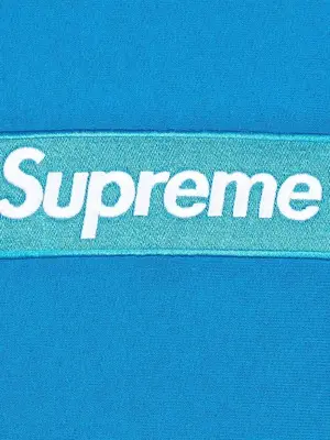 Supreme Box Logo Crew-neck Sweatshirt - Blue