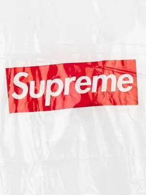 Supreme Ballpark Logo-print Poncho