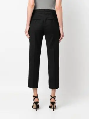 DONDUP Low-rise Tapered Cropped Trousers