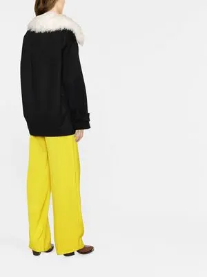 Stella McCartney Faux-fur Collar Wool Coat