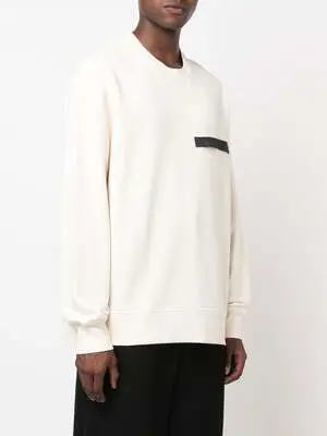 Alexander McQueen Selvedge Logo-tape Sweatshirt