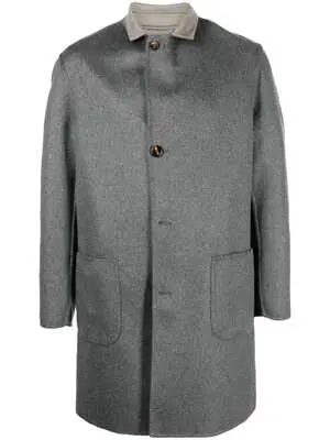 Kired Single Breasted Coats For Men
