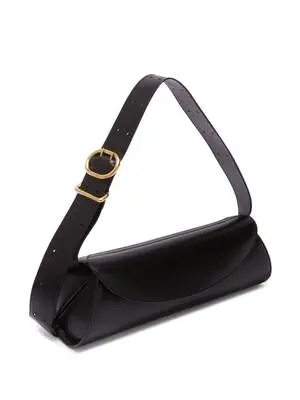 JIL SANDER Small Cannolo Shoulder Bag - Black