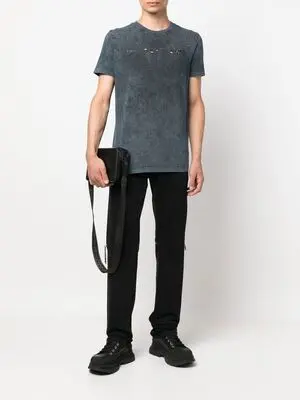DIESEL® Slogan-print Cotton T-shirt