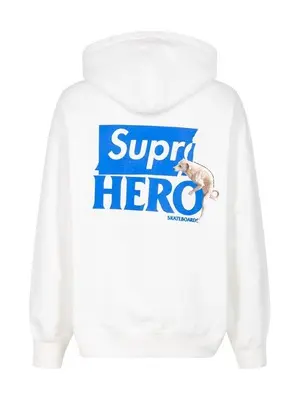 Supreme X Antihero Hoodie - White